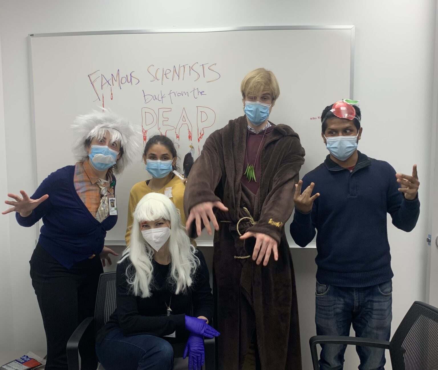 Ross and Rudolph labs get creative for Halloween – can you guess the ...